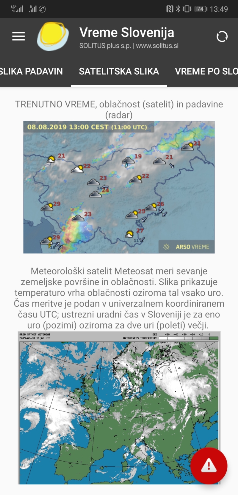 Domov - Vreme Slovenija